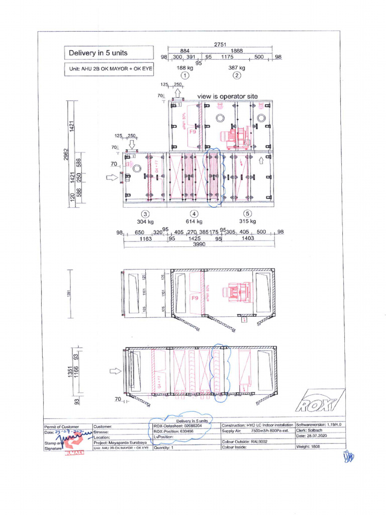 The Mark Drawing AHU 6304 | PDF