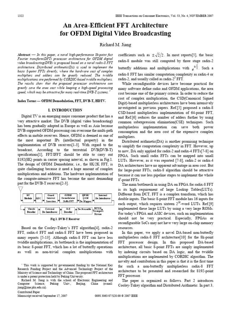 An_Area-Efficient_FFT_Architecture_for_OFDM_Digital_Video_Broadcasting | PDF