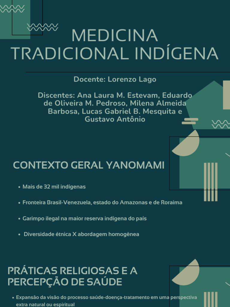 Apresentação Medicina Yanomami 20240906 104557 0000 | PDF