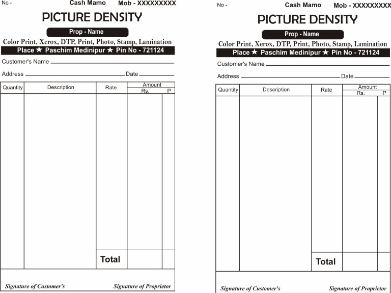 Xerox Shop Bill Book | PDF