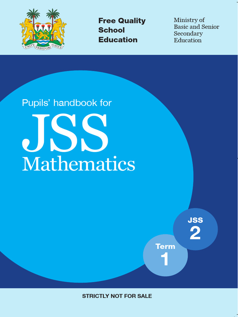 Pupil Handbook For Jss 2 Mathematics Term 1 | PDF