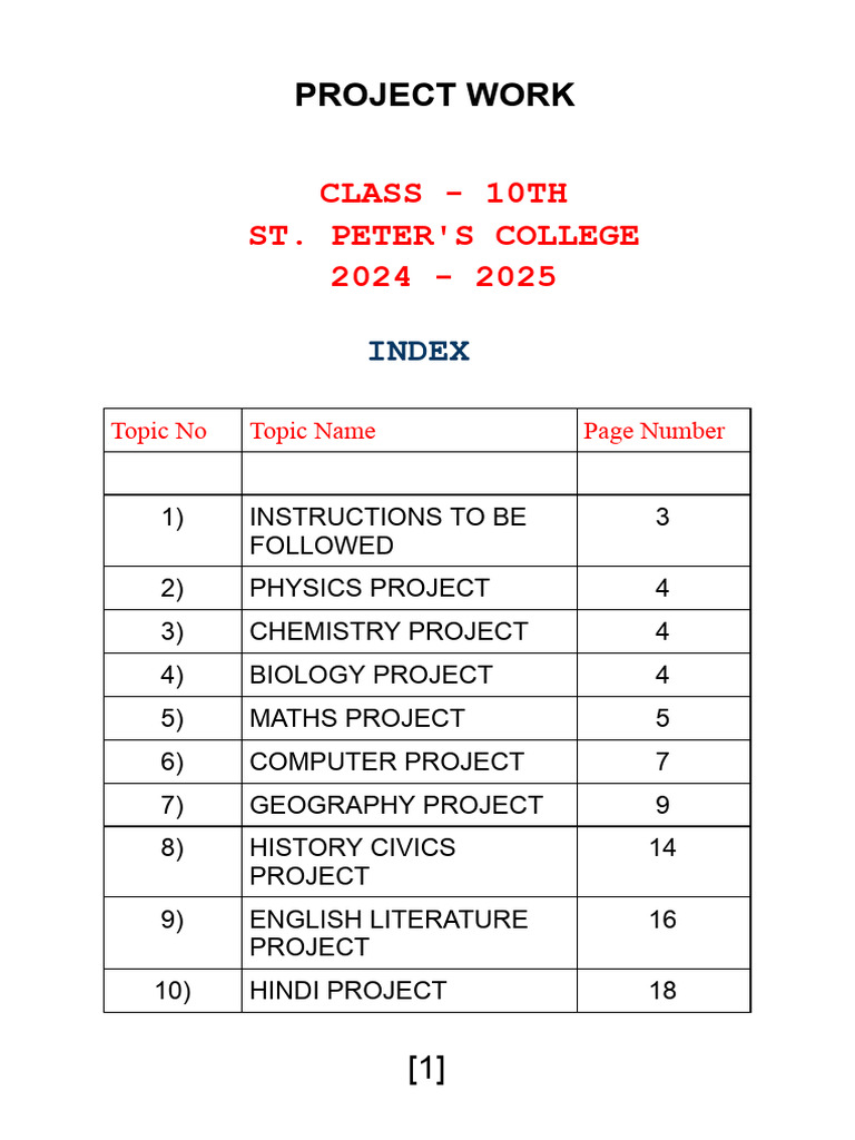 Project Work -1 | PDF