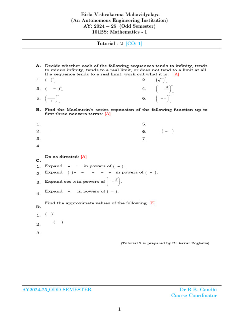 101BS-AY2024-25-1-Tut-2 | PDF