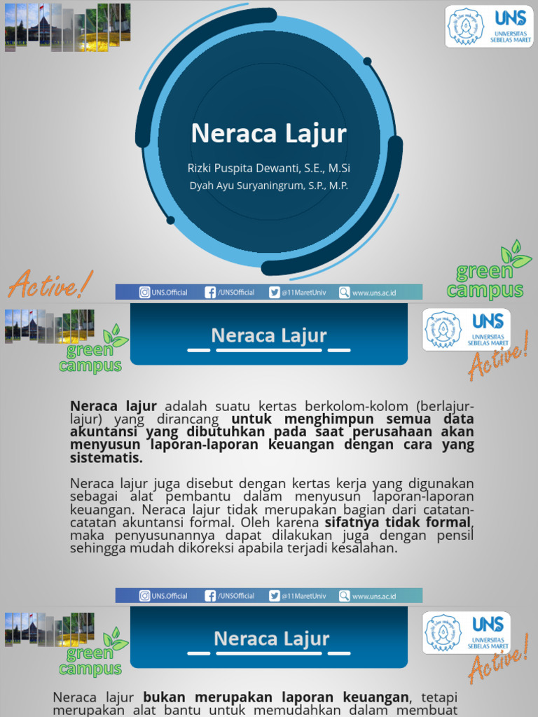 Contoh Penyusunan Neraca Lajur | PDF