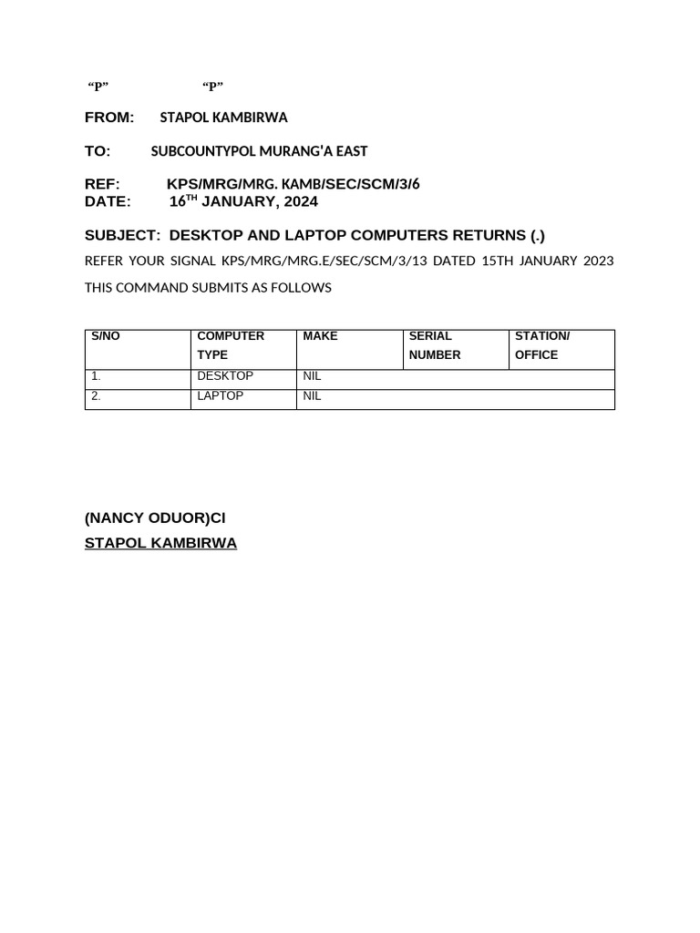 0 - Desktop and Laptop Computer Returns | PDF