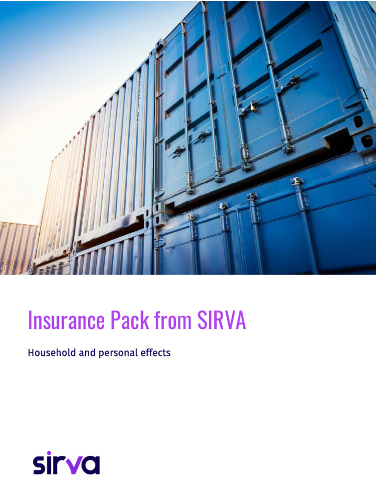 Insurance Conditions SIRVA 2023 | PDF