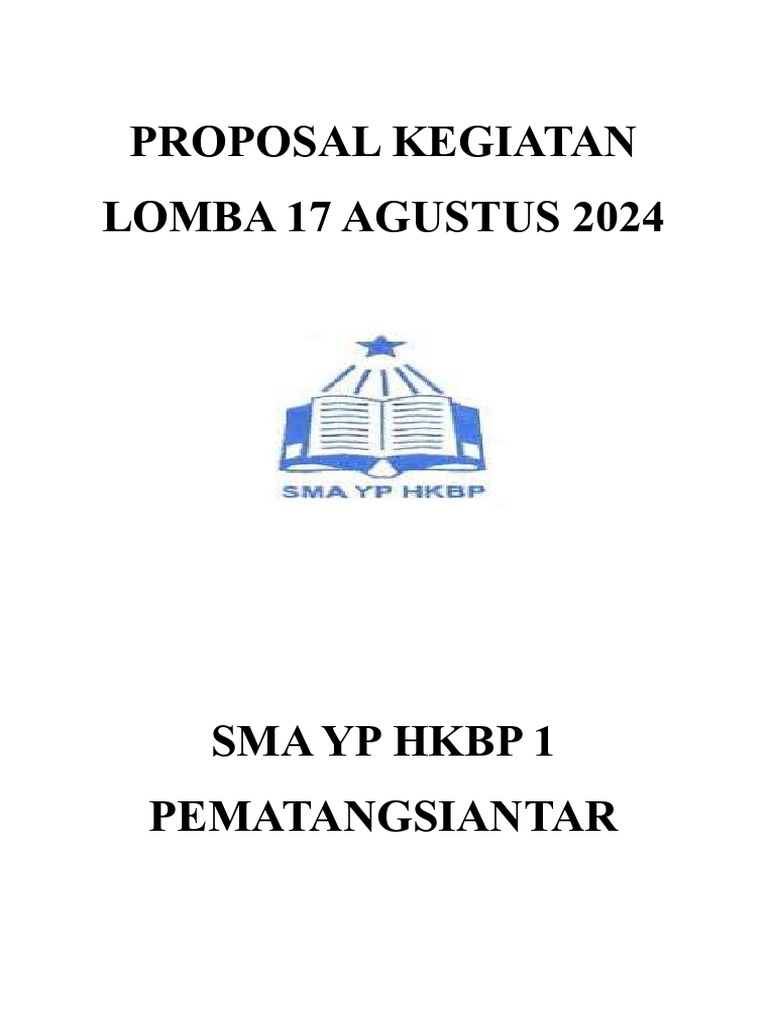 Proposal Kegiatan Perlombaan 17 Agustus | PDF