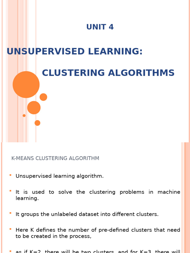 Unit4 Kmeans | PDF