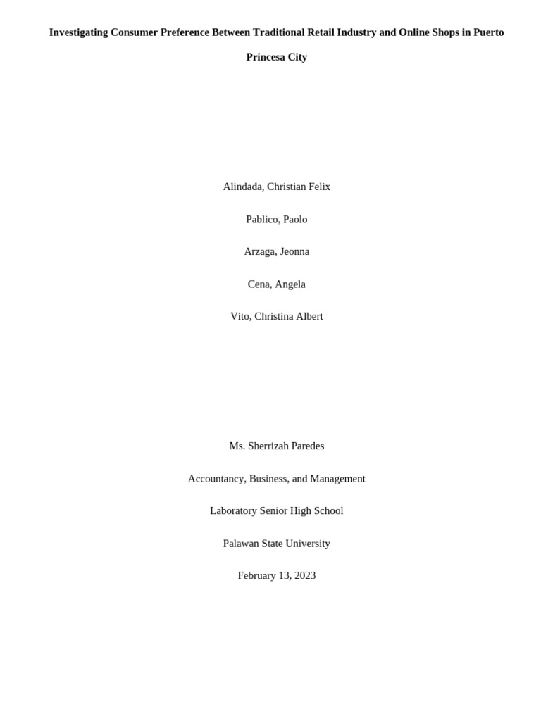 Research DRAFT | PDF | Online Shopping | Survey Methodology