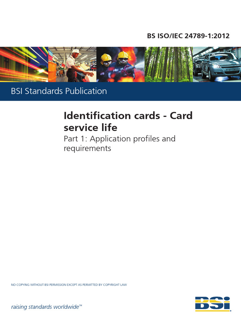 BS Iso Iec 24789-1-2012 | PDF