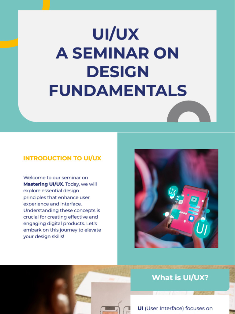UIUX Seminar On Design Fundamentals | PDF