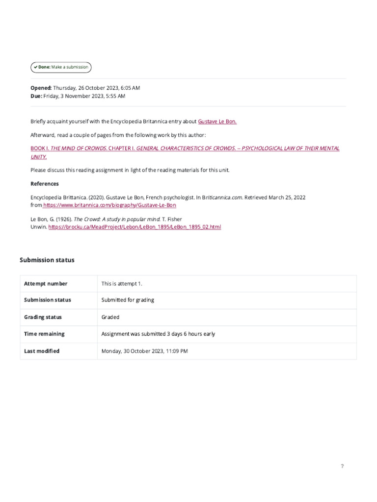SOC 1502-01 - AY2024-T1 - Learning Journal Unit 8 - Home | PDF | Mind ...