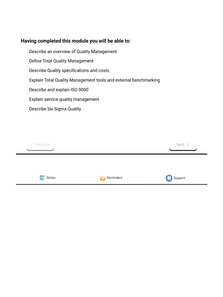 Module 1 - Introduction To Quality Management - Quality Management ...