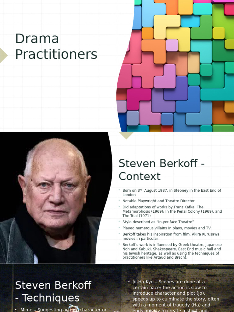 Drama Practitioners | PDF