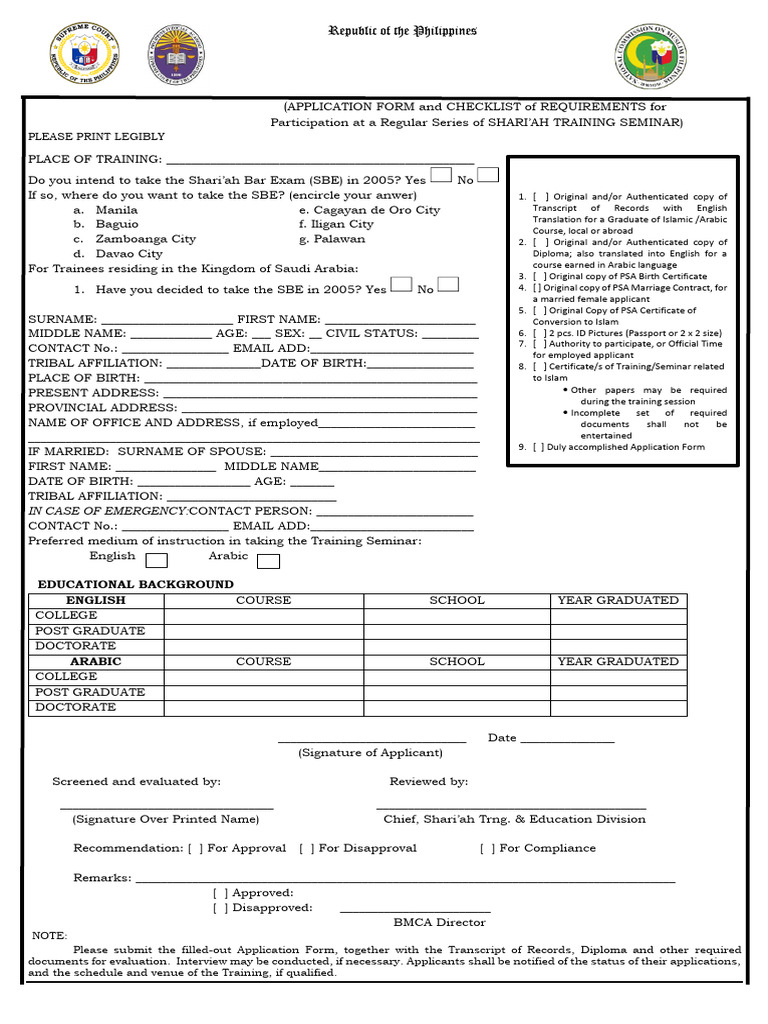 Revised Sted Application Form in Words 1 | PDF