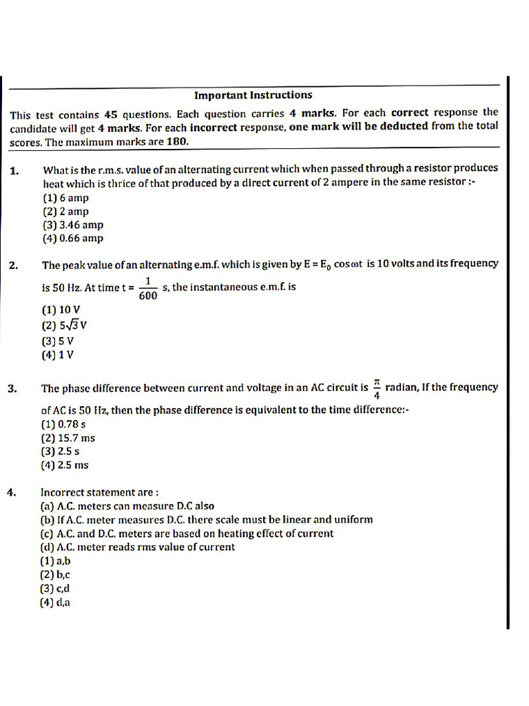 Ac Circuits | PDF