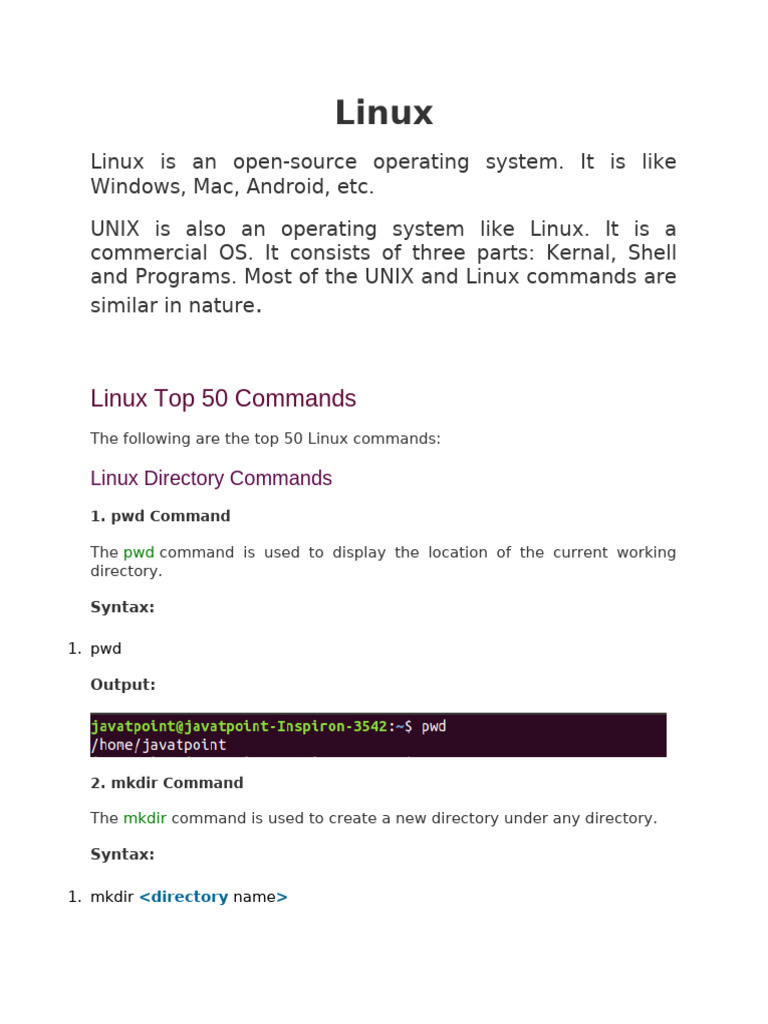 Linux | PDF
