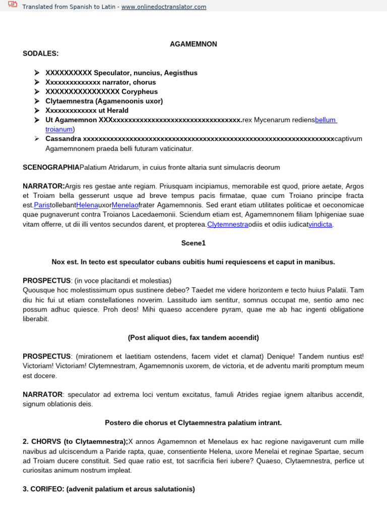Guion Agamenon | PDF