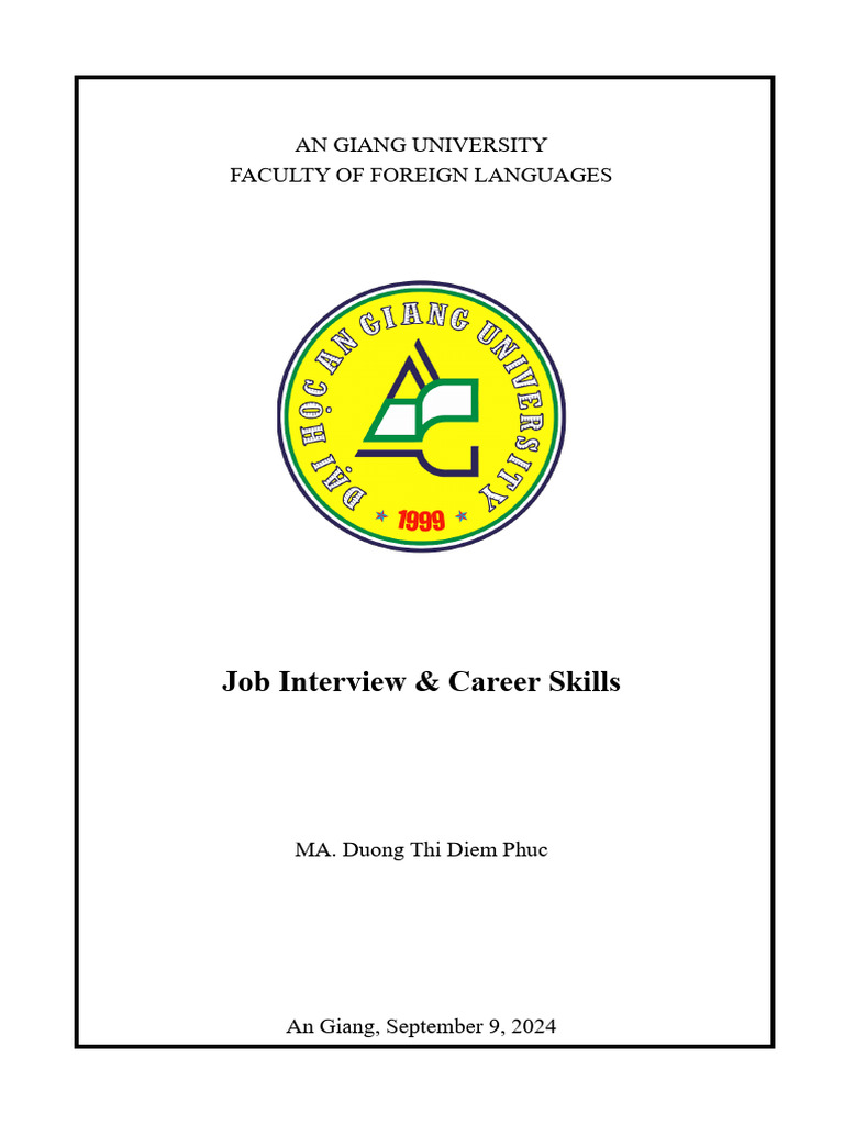 Job Interview & Career Skills | PDF
