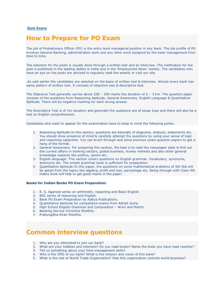 Bank Exams | PDF | Banks | Employment