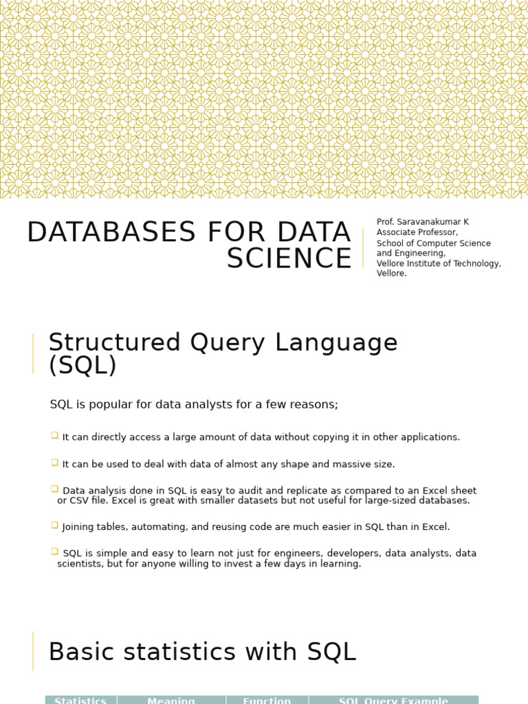 6-Module 2 - Databases For Data Science - Structured Query Language ...