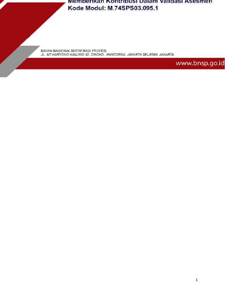 Modul - MKVA - Sesuai Kepdirjen 2023 - 20723 | PDF