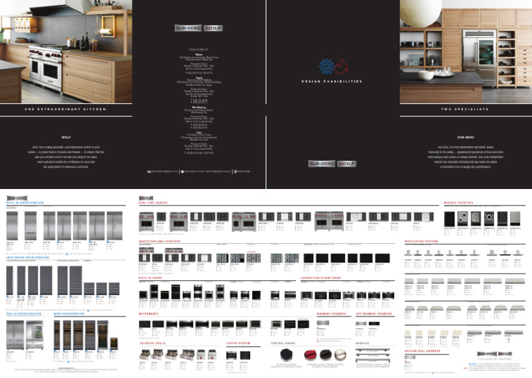 Sub-Zero and Wolf Possibilities Brochure 2018 | PDF