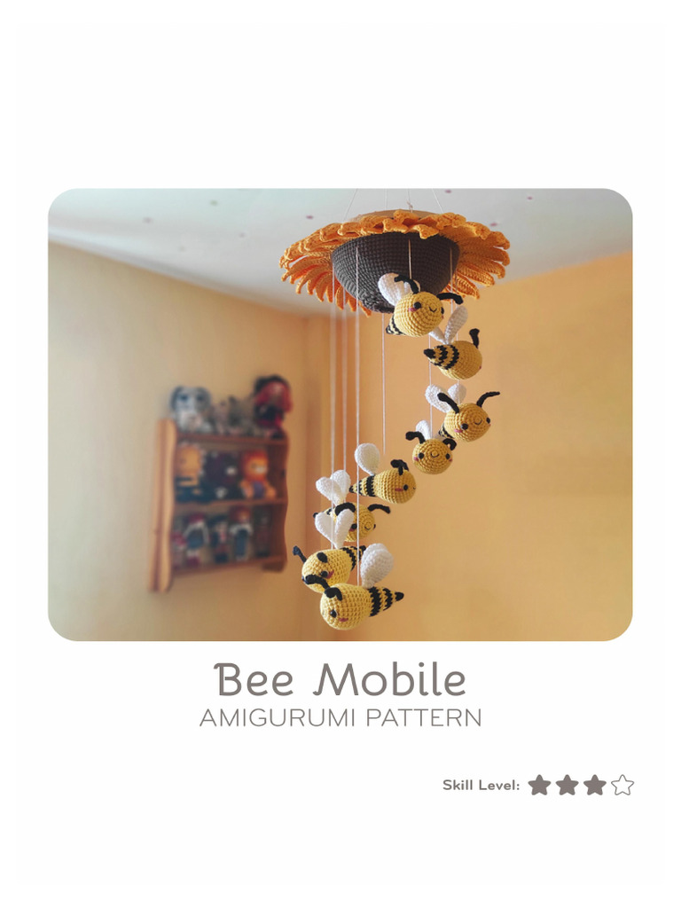 Crochet Bee Mobile PatternENG | PDF