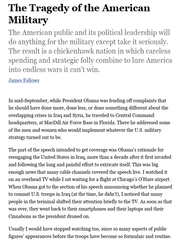 American Military | PDF