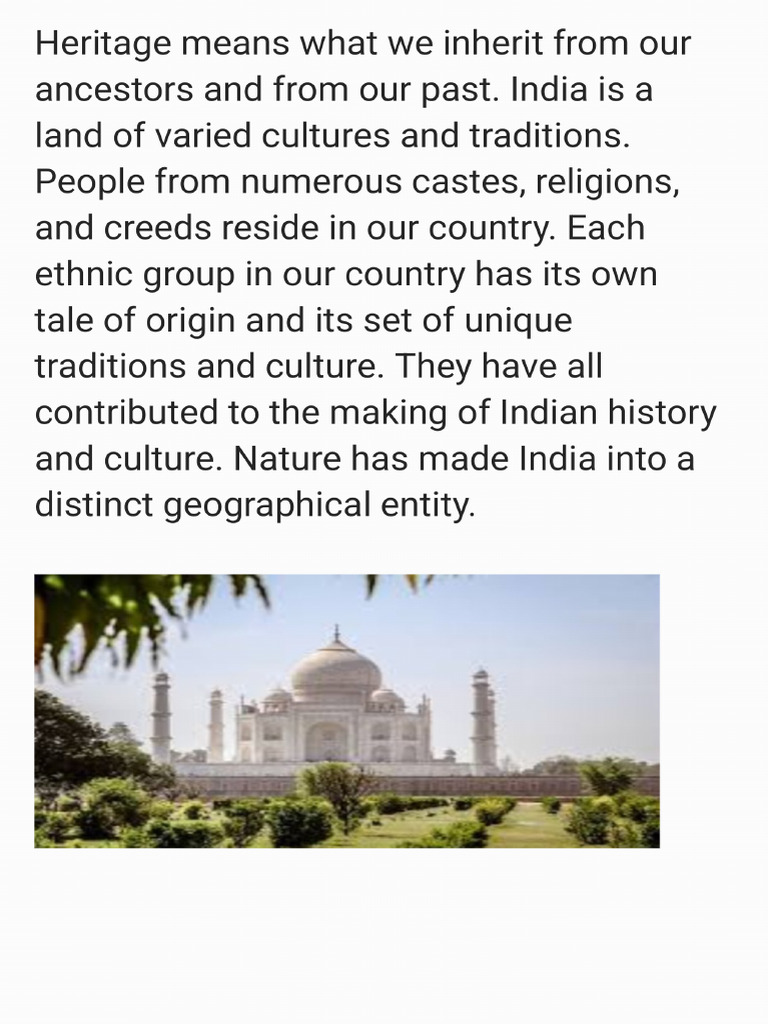 Indian Heritage | PDF
