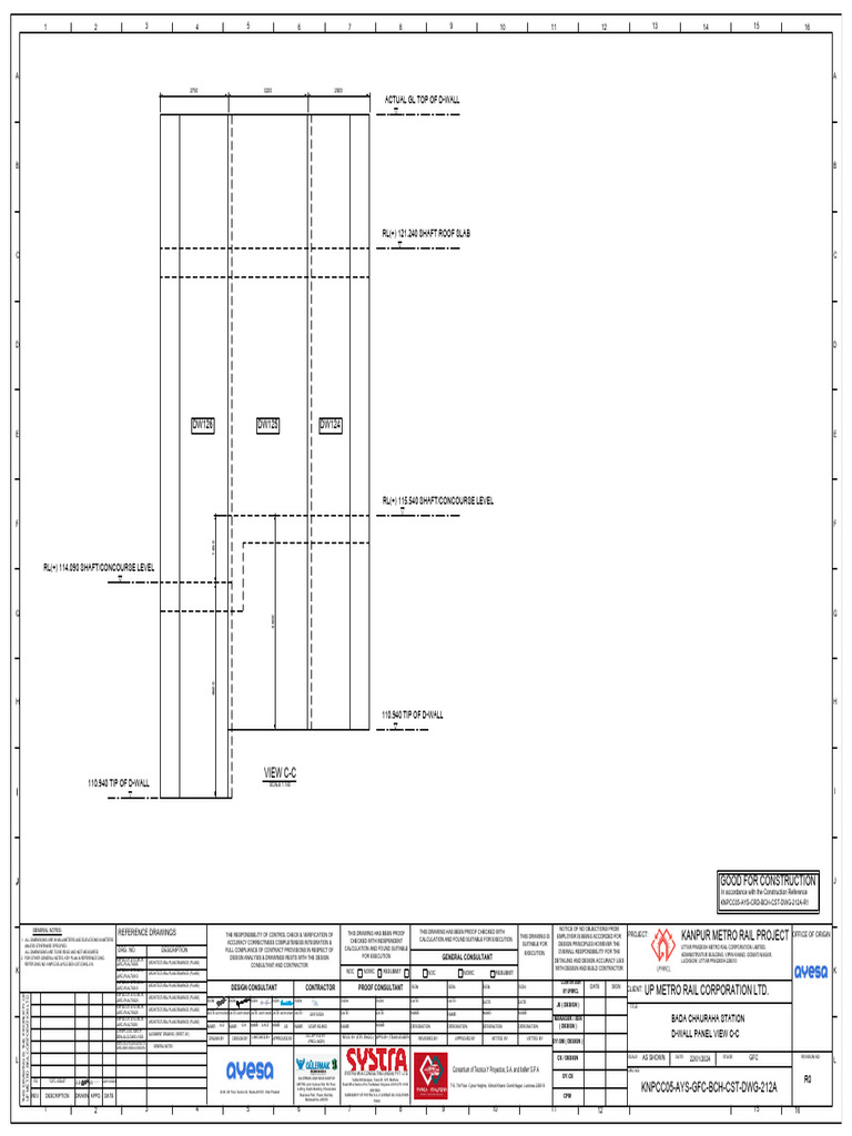 Knpcc05 Ays GFC BCH CST DWG 212a r0 | PDF