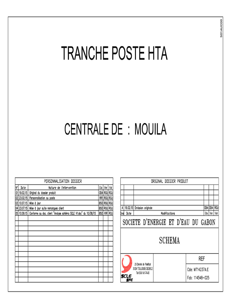 Tranche Poste HTA SCH (A05) | PDF