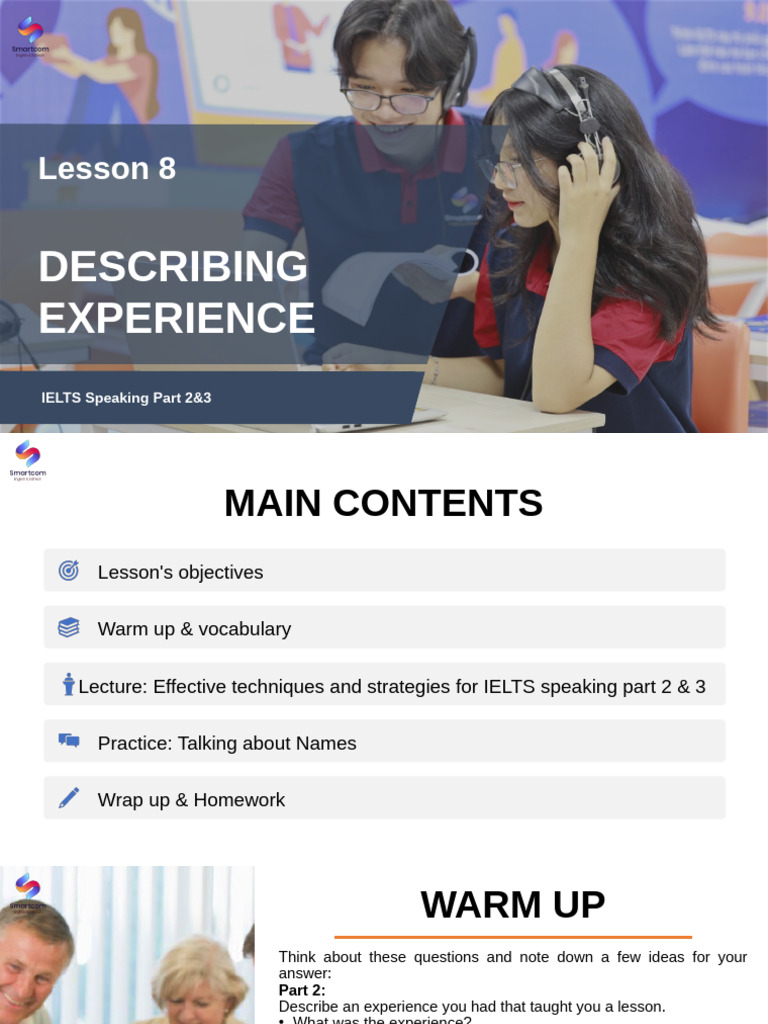 Unit 8 - Experience | PDF