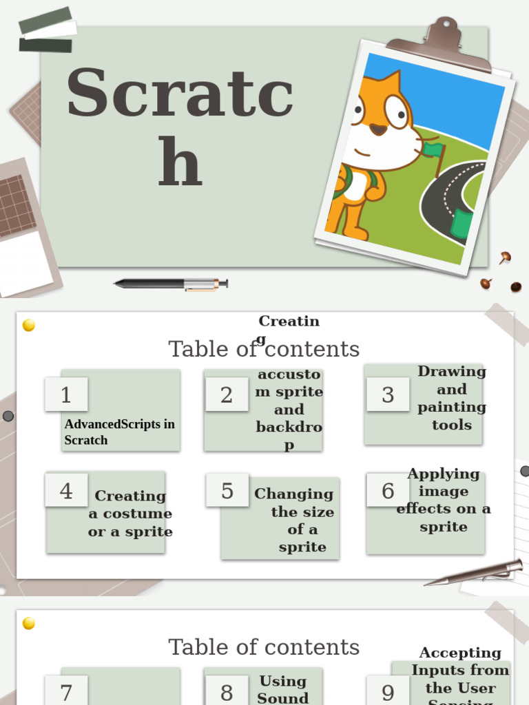 6.Animating Scripts in Scratch | PDF