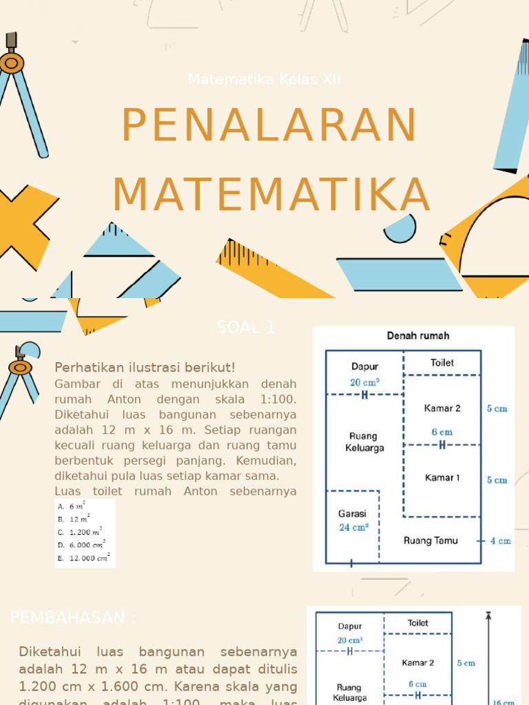 Rasio Trigonometri Presentasi Matematika Dalam Oranye Biru Ilustratif | PDF