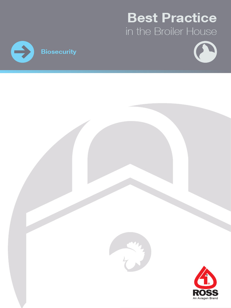 ROSS Best Practice Biosecurity Final | PDF | Disinfectant | Poultry