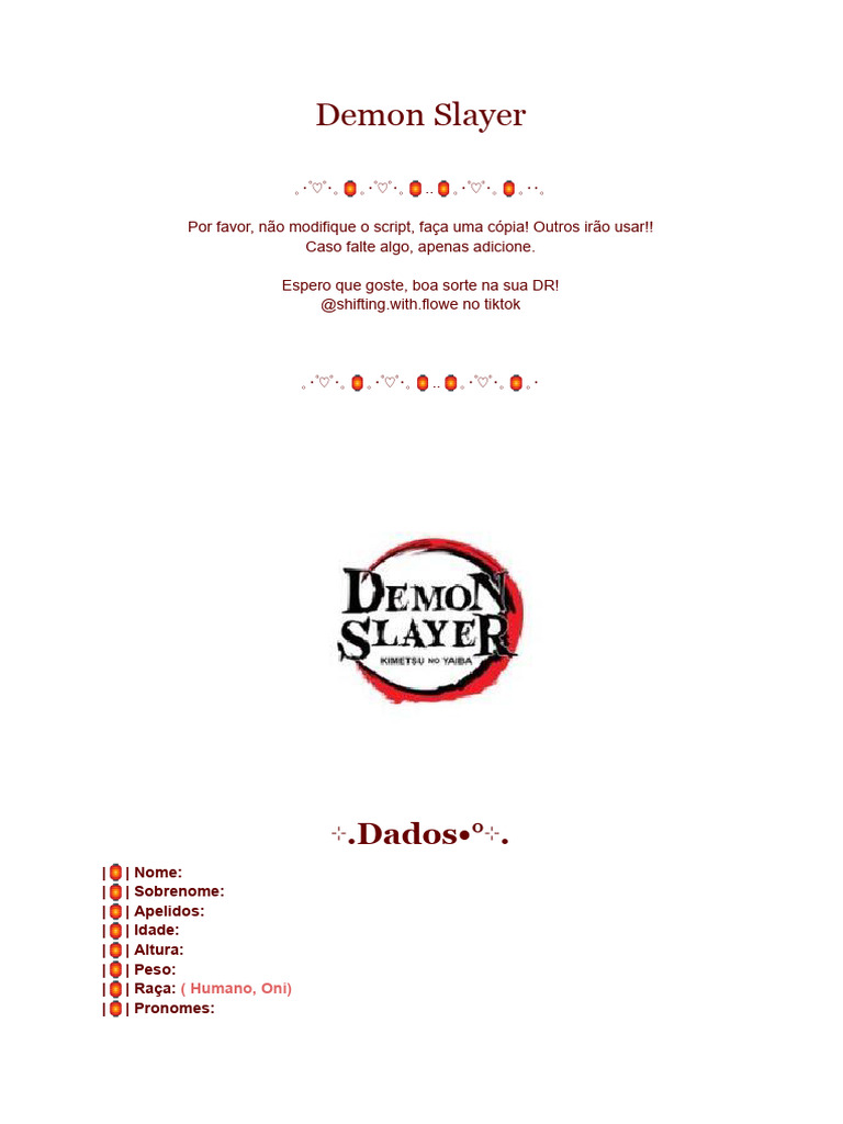 ?.demon Slayer - ° | PDF