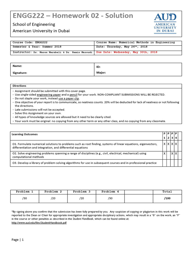 2.2 Assignment 2 Solution | PDF