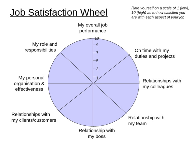 Job Satisfaction Wheel | PDF