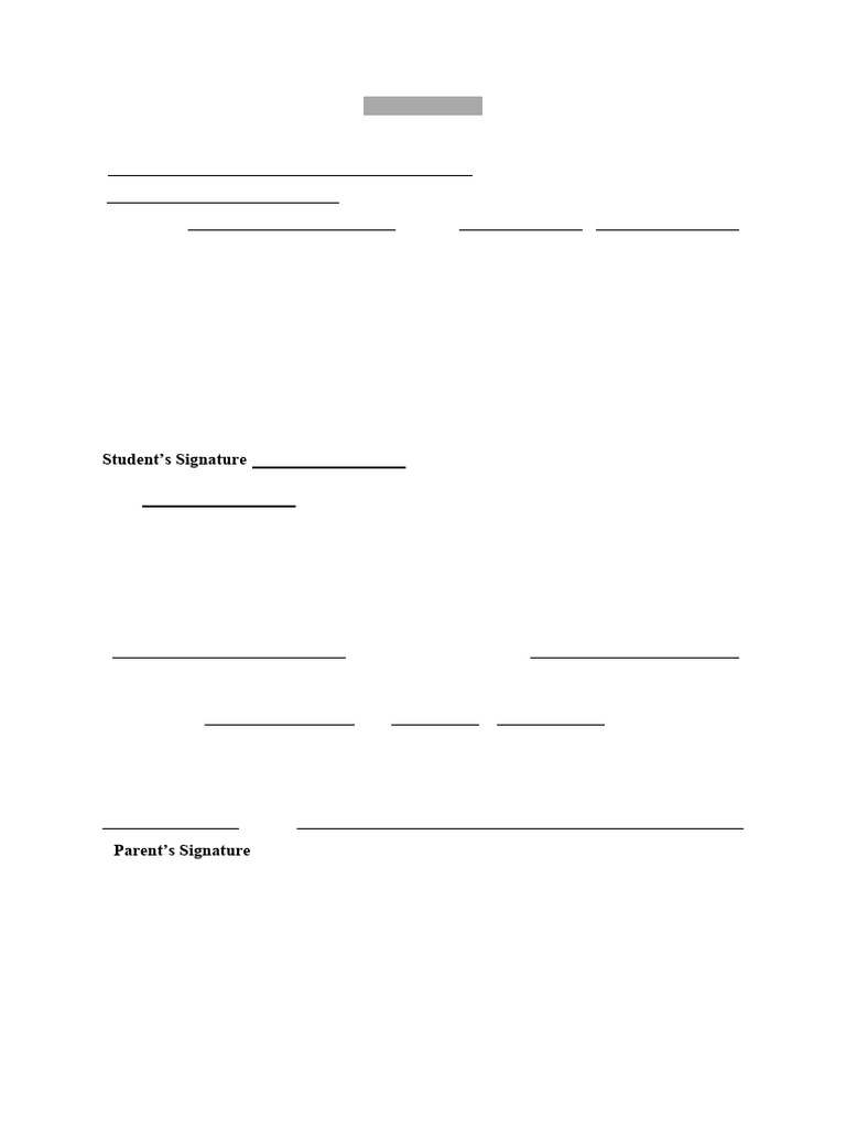 Educational Tour Undertaking | PDF