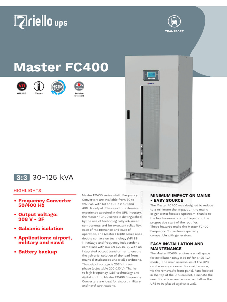 Master FC400 | PDF