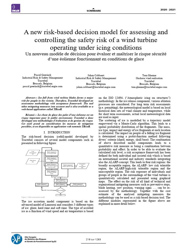A New Risk-Based Decion Model For Assessing An Controlling The Safety ...