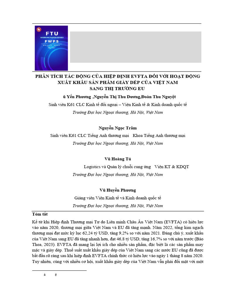 FWPS Vol 3 No 1 Paper 10 | PDF | Non Tariff Barriers To Trade | Economies
