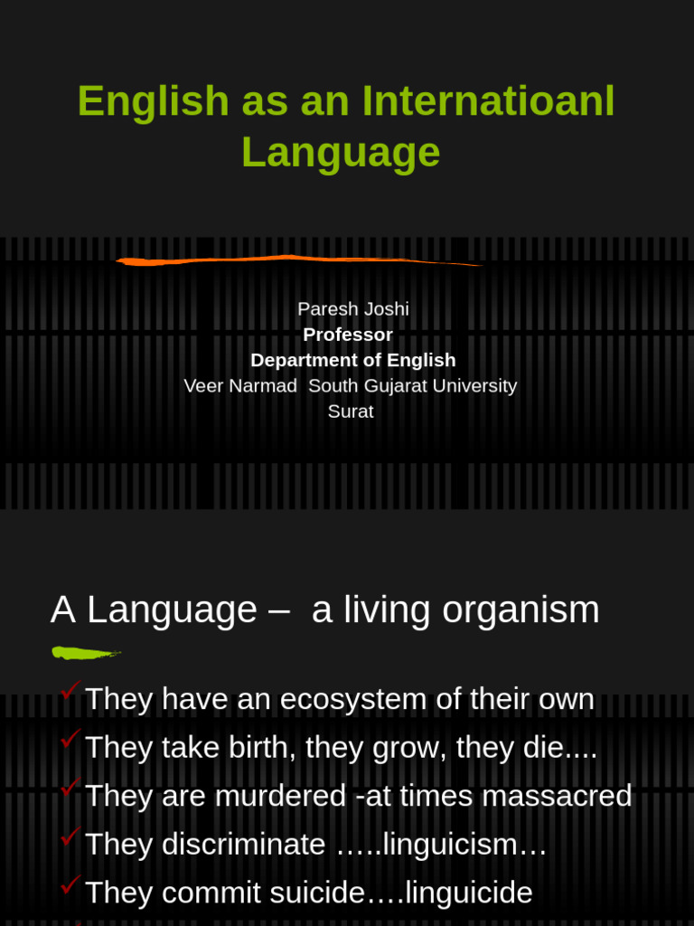 English Language | PDF