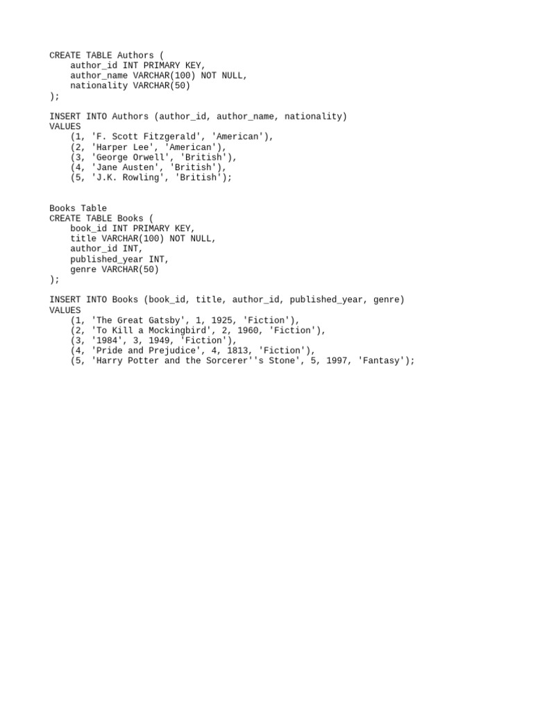 Join Tables | PDF