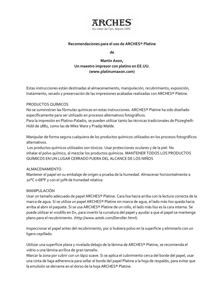 Instructions-for-ARCHES-Platine_v5_ES-2024 | PDF