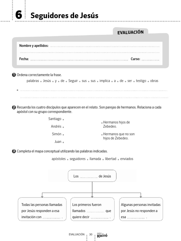 Reli 3º Tema 6 | PDF