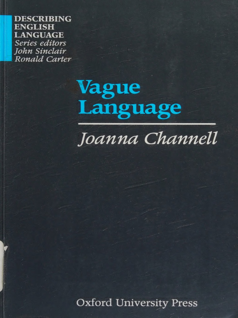 Vague Language | PDF