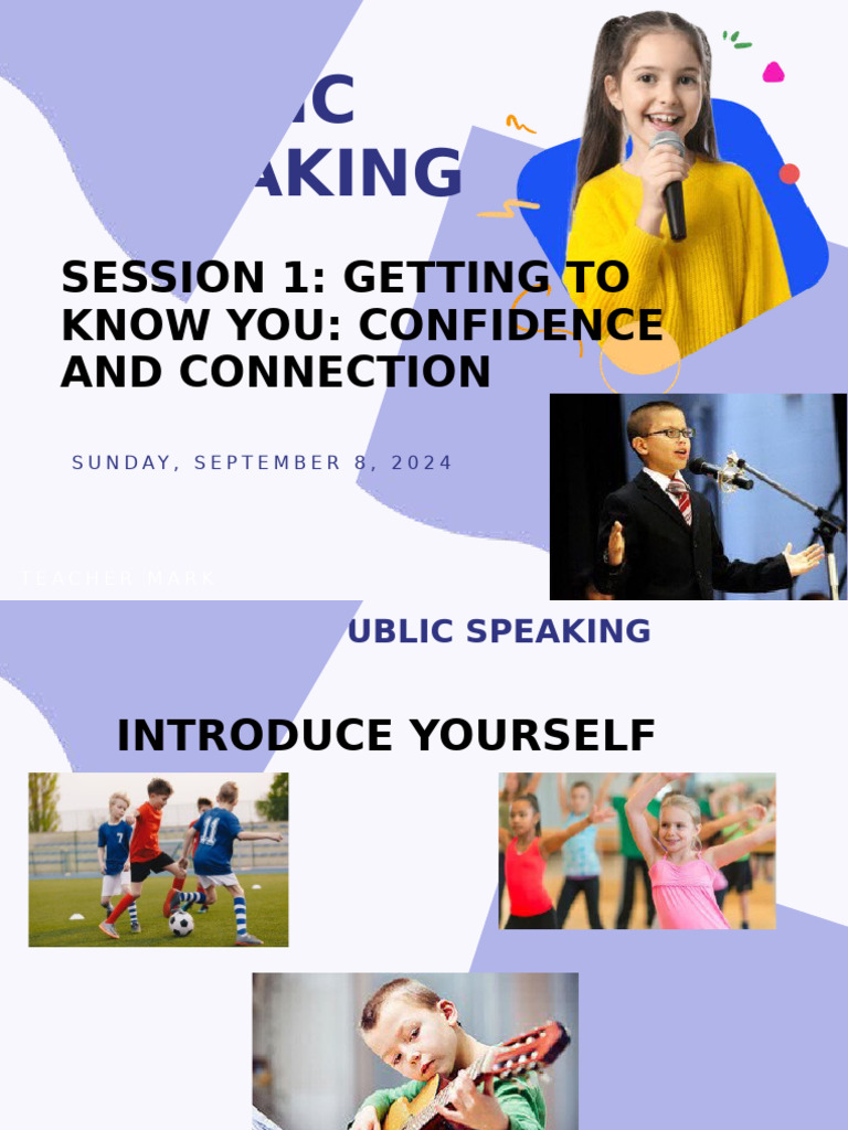 Public Speaking Session1 | PDF | Public Speaking
