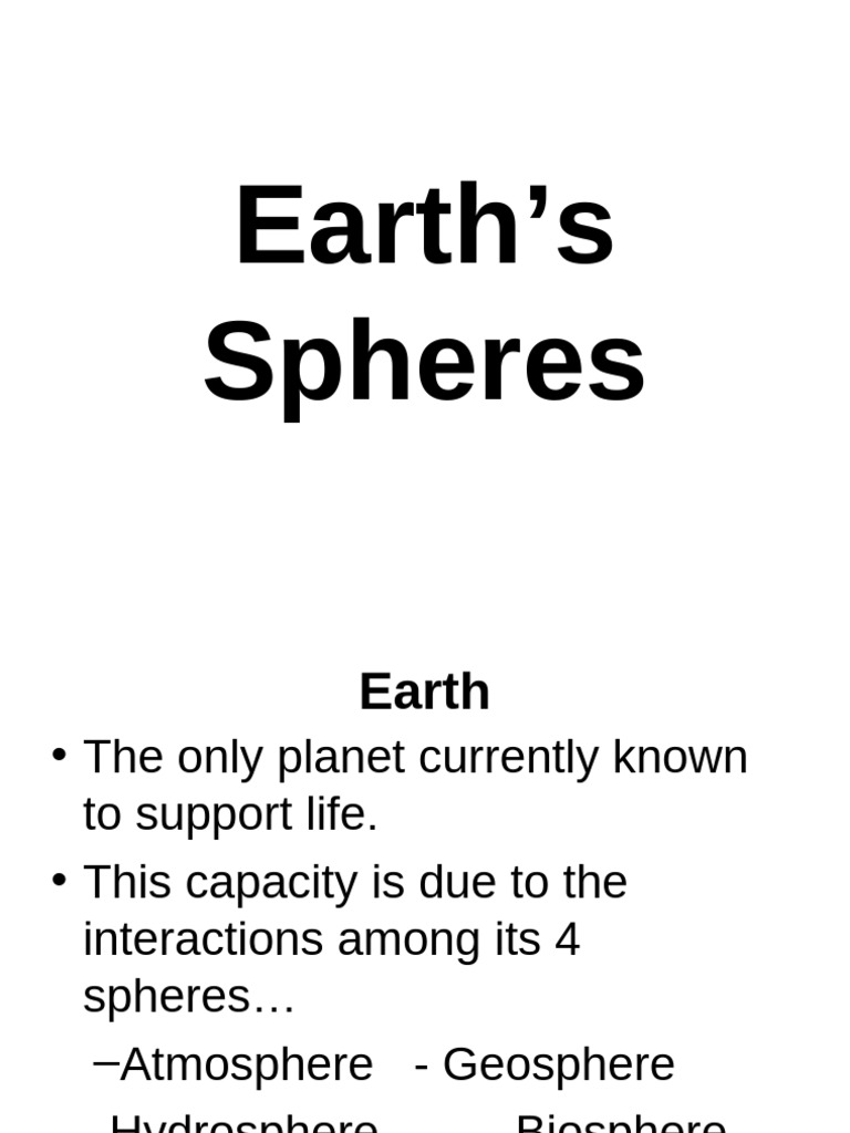 Ppt3 Earths Sphere | PDF